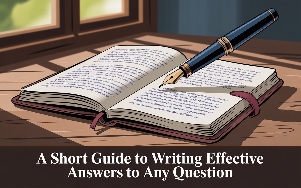 A Short Guide to Writing Effective Answers to Any Question - DigiNo